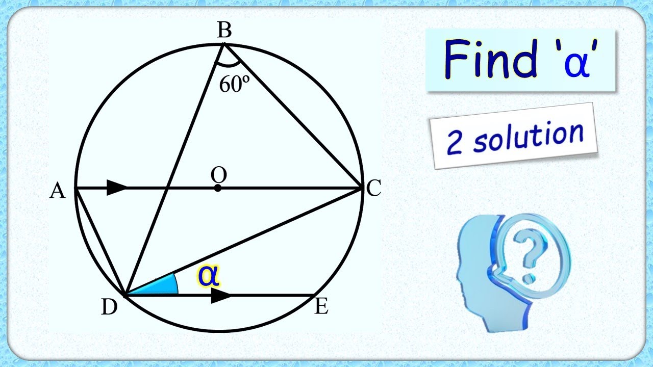 23) Find angle "alpha". AC is parallel to DE #Class IX #Math #NCERT # ...