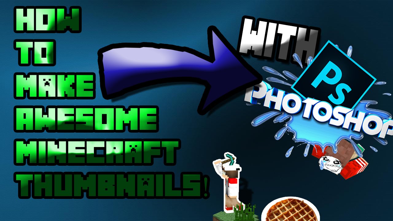 How To make Awesome Thumbnails! (easy) - YouTube