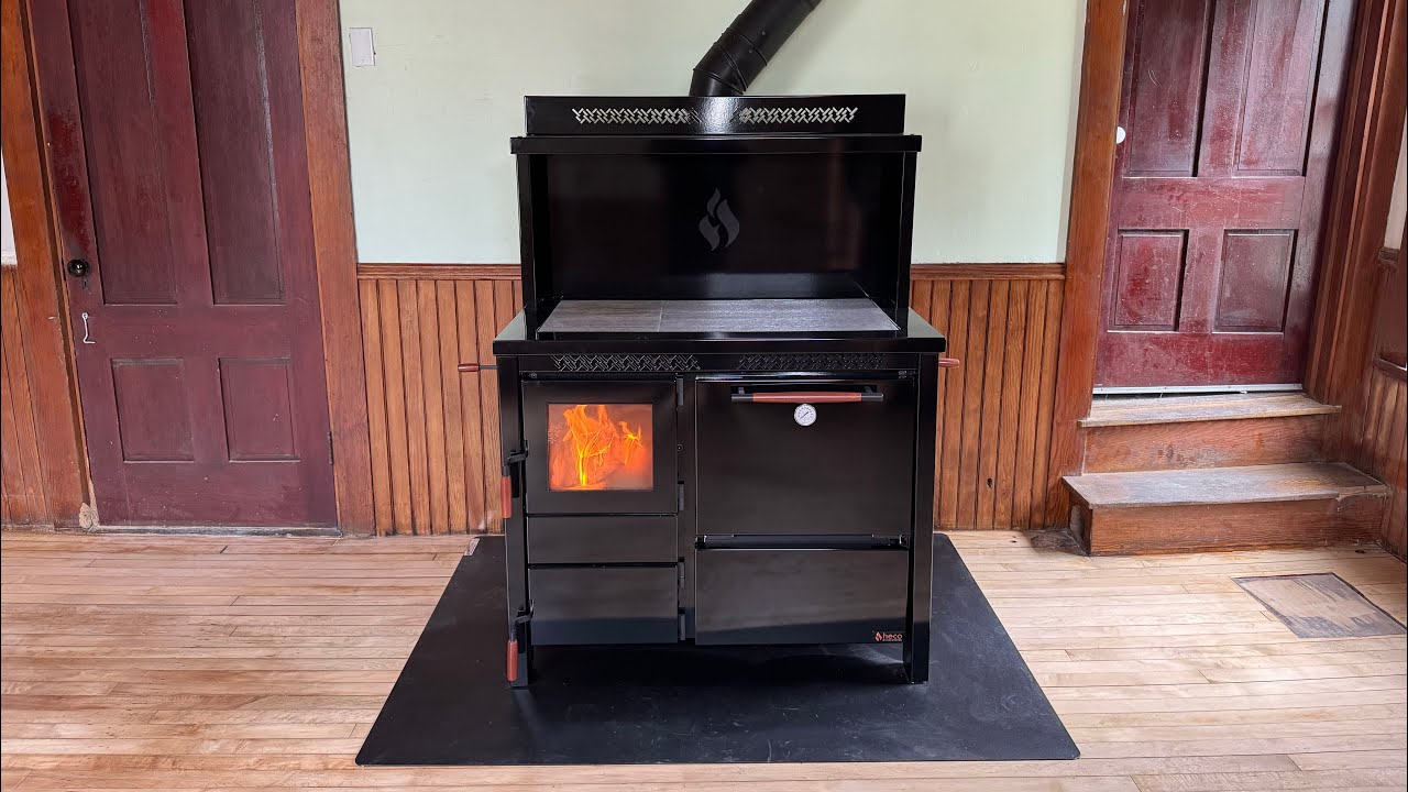 Wood COOK STOVE Finally Arrives! (HECO/DS Stoves); Finishing Kitchen ...