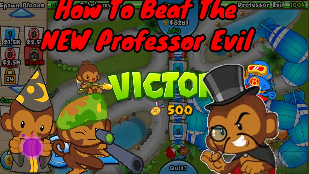 How To Beat The NEW Professor Evil Challenge in BTD Battles [week 4 ...