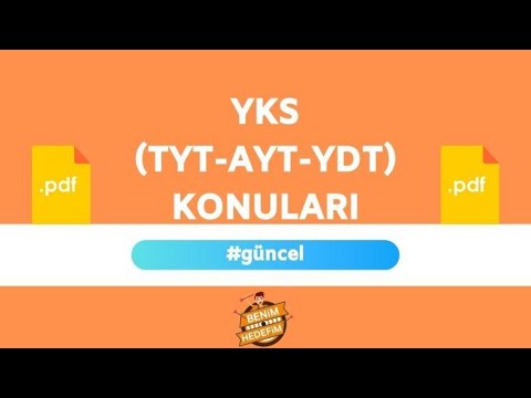 2022 YKS(TYT-AYT-YDT) Konuları , YKS Soru Dağılımı, YKS Konu Çizelgesi | PDF #güncel (ÖSYM)