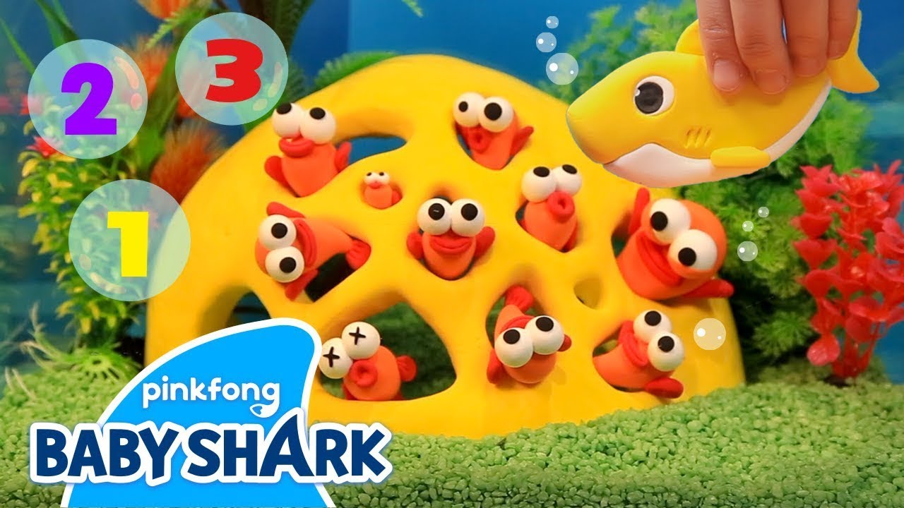Fish 123 | Ten Little Fishes | Learn with Baby Shark | Play with Baby ...