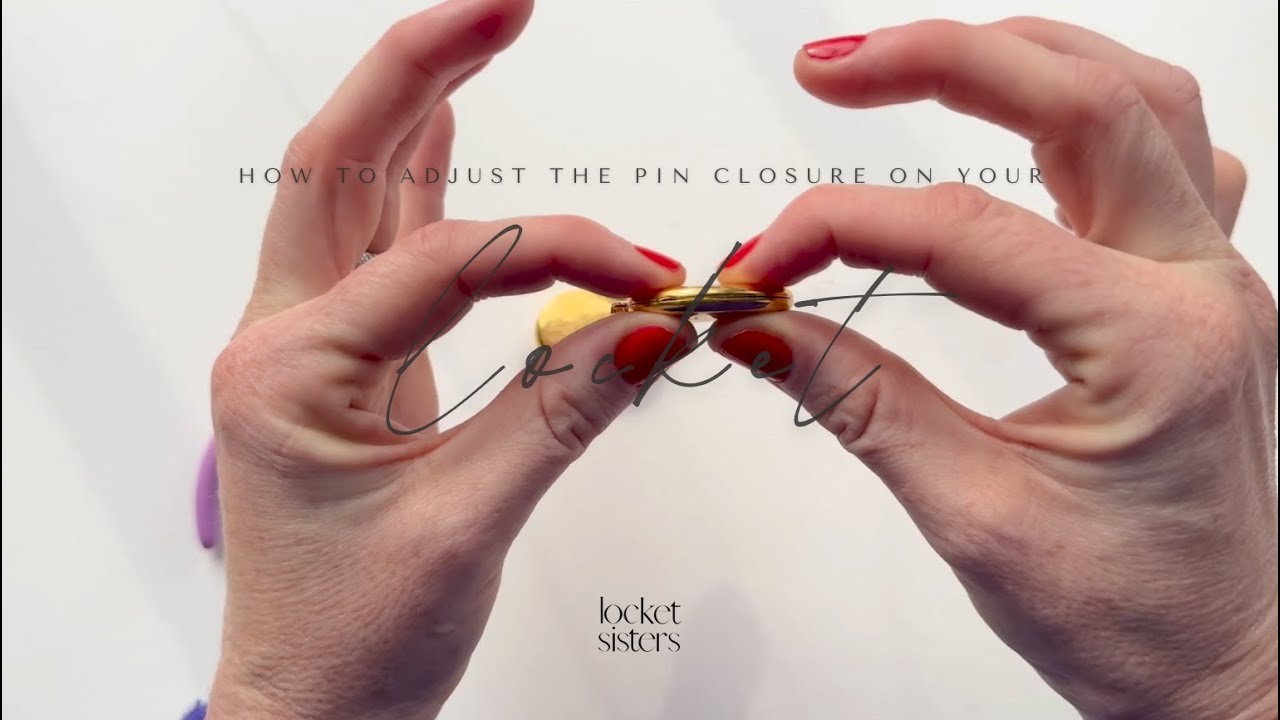 LOCKET REPAIR | How to Adjust the Pin to Properly Close a Locket - YouTube