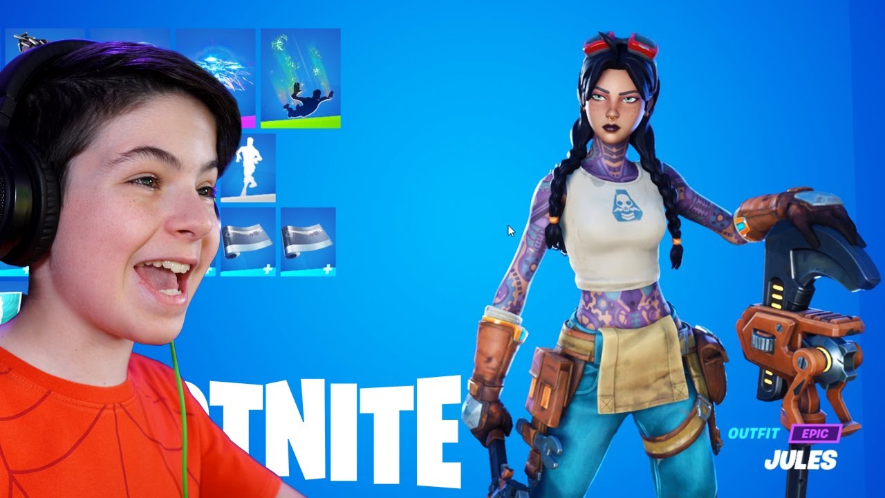 UNLOCK: JULES SKIN - Fortnite - YouTube