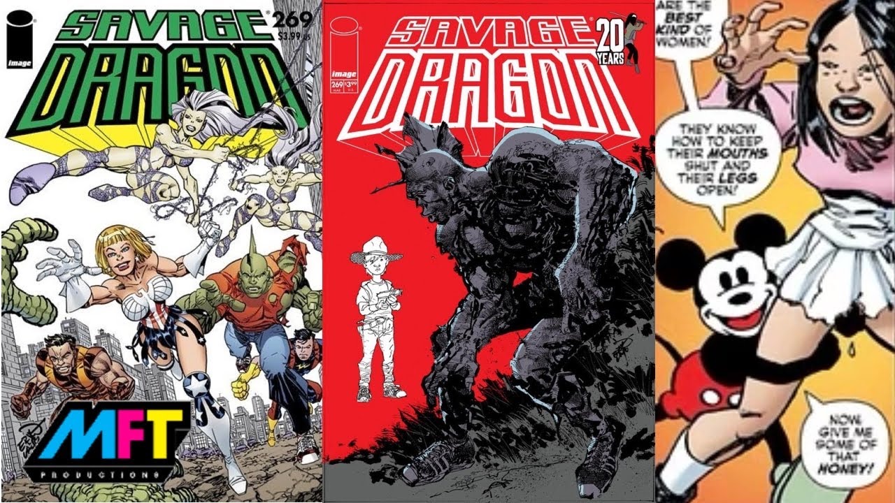 Walking Dead-Savage Dragon- And a VERY Randy Mickey Mouse! What is ...