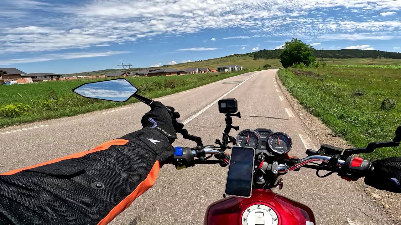Folding mirrors on my Barton Volcano 50cc - YouTube