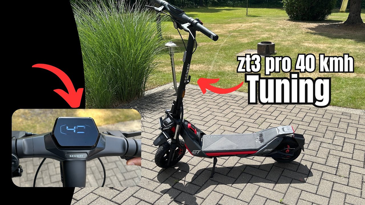 Tuning für Ninebot ZT3 / Pro - Mit Lizenz bis 40 km/h möglich | Schnell ...