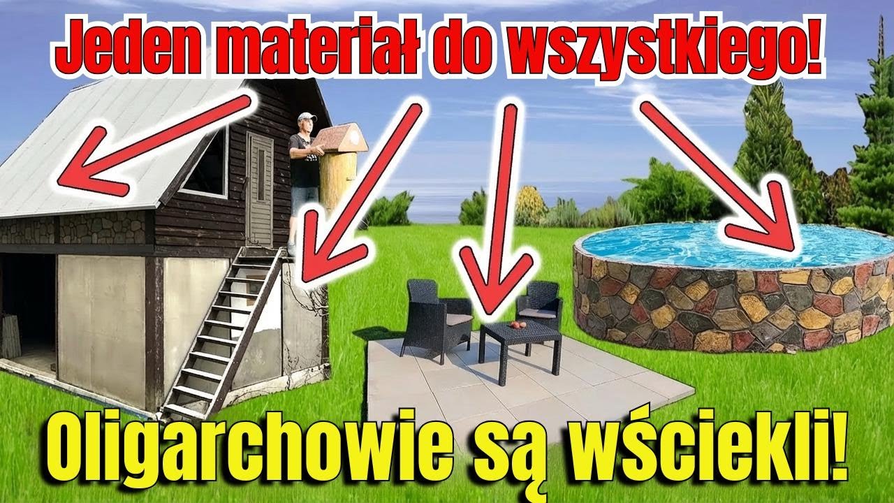 Super materiał budowlany do domu i na działkę! Tani, zrobisz sam! - YouTube