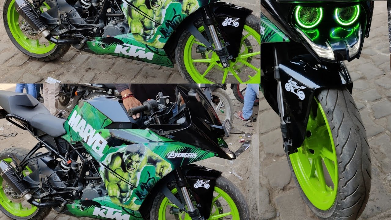 KTM RC 125cc | Fully modification Gzb UP | alloy paint | akrapovic ...