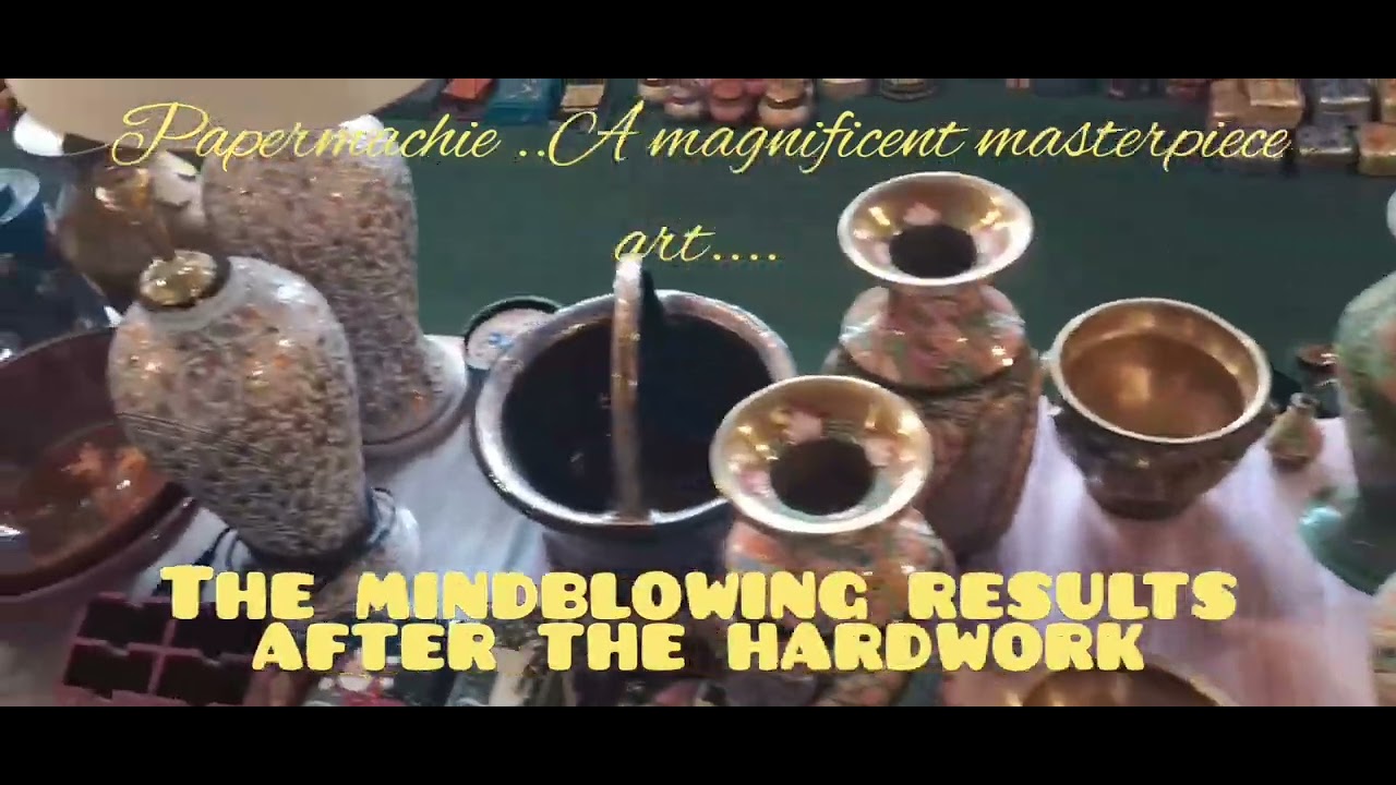 Papier Machie is one of the most popular of crafts practised in Kashmir ...