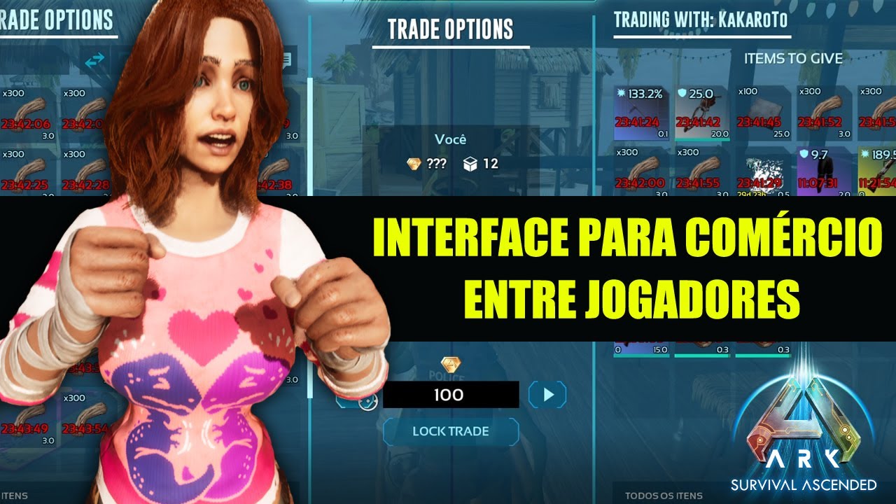 INTERFACE PARA COMÉRCIO ENTRE JOGADORES? AGORA TEMOS! TRADE DISPONÍVEL ...