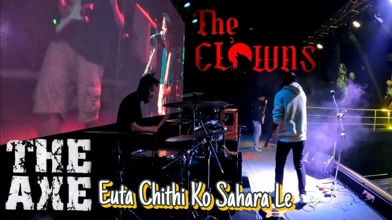 Euta chithi ko sahara le - The Axe Band Cover (Drumcam) - YouTube