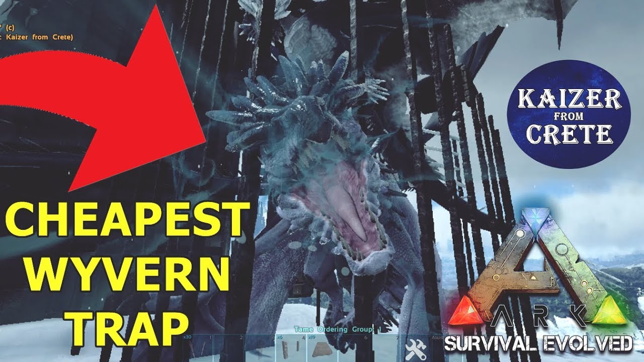 Cheapest Wyvern Trap - ARK: Survival Evolved - YouTube