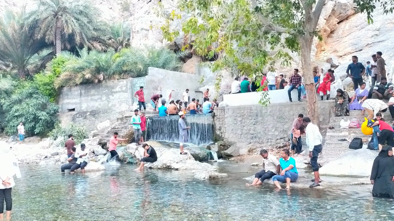 Hot spring of Oman Ain al thawarah nakhal#oman#muscat - YouTube