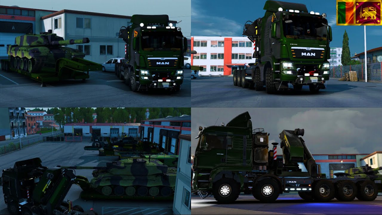 ETS2 MAN TGS EURO 5 REWORKED 1.39.X [ MILITARY MOD PACK ] 2022 - YouTube