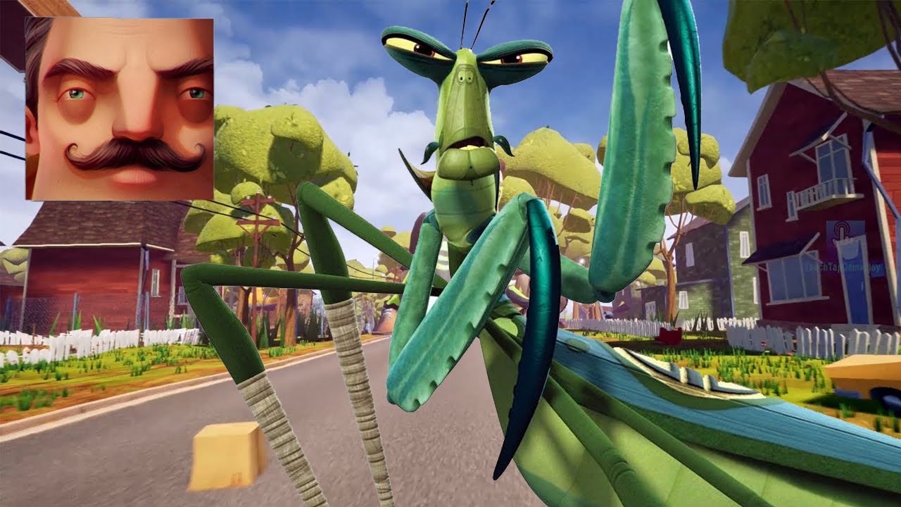 Hello Neighbor - My New Neighbor Kung Fu Panda Master Mantis Act 3 ...