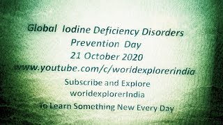 Iodine Deficiency Prevention
