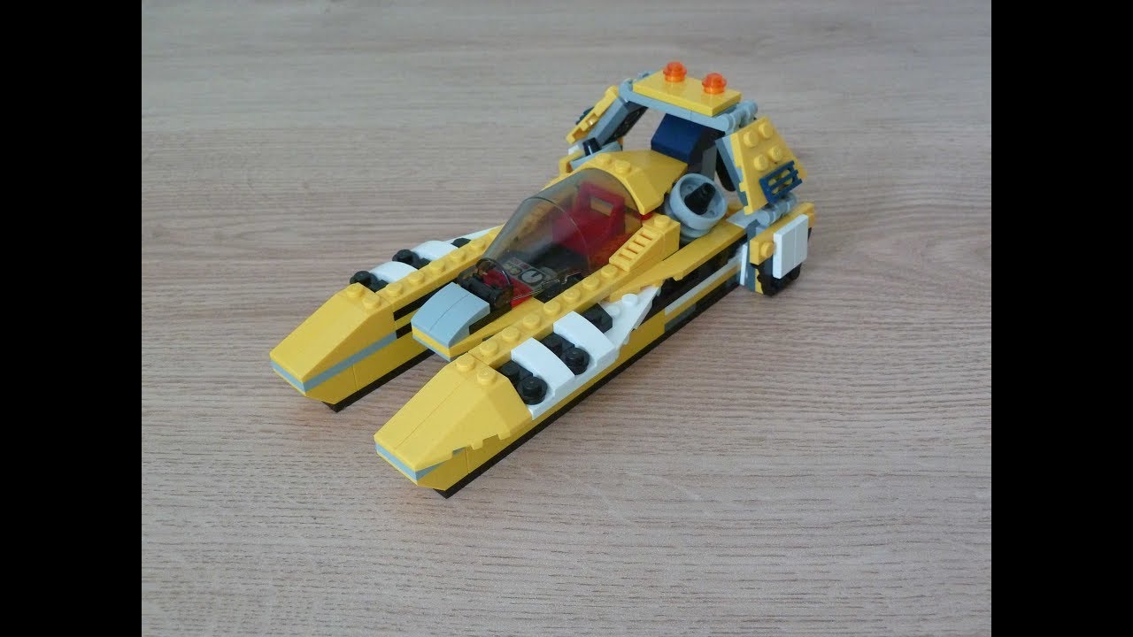 LEGO 31023 LEGO CREATOR 3 in 1 Yellow Racers Catamaran (3/3) - YouTube