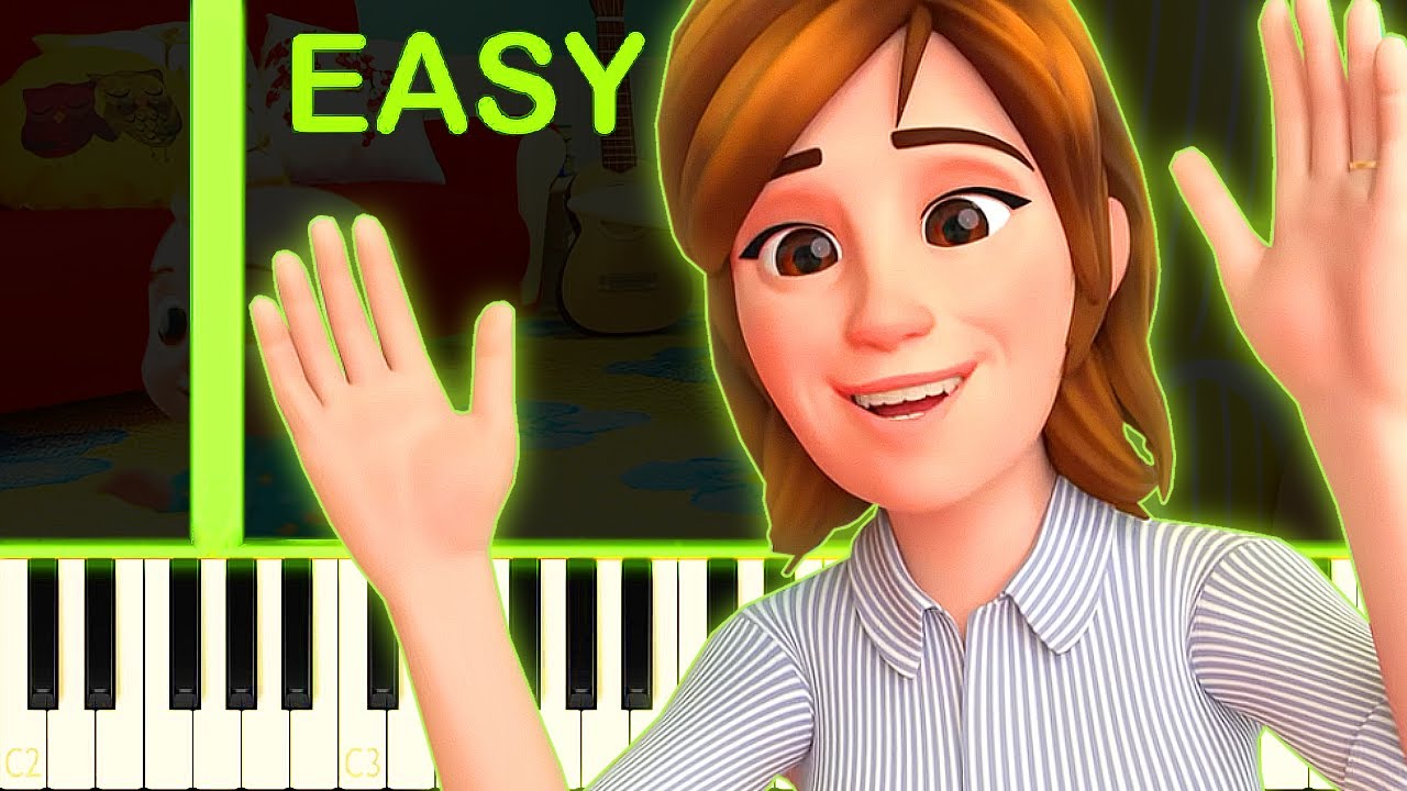 Peek A Boo | CoComelon Nursery Rhymes - EASY Piano Tutorial - YouTube