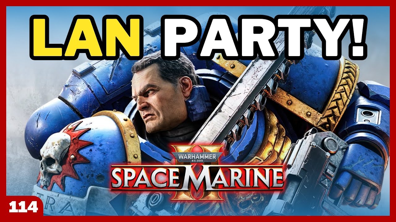 Warhammer 40k Space Marine 2 co-op LAN Party and review! - YouTube