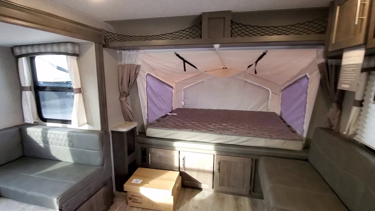 Flagstaff Shamrock 233S Hybrid camper - YouTube
