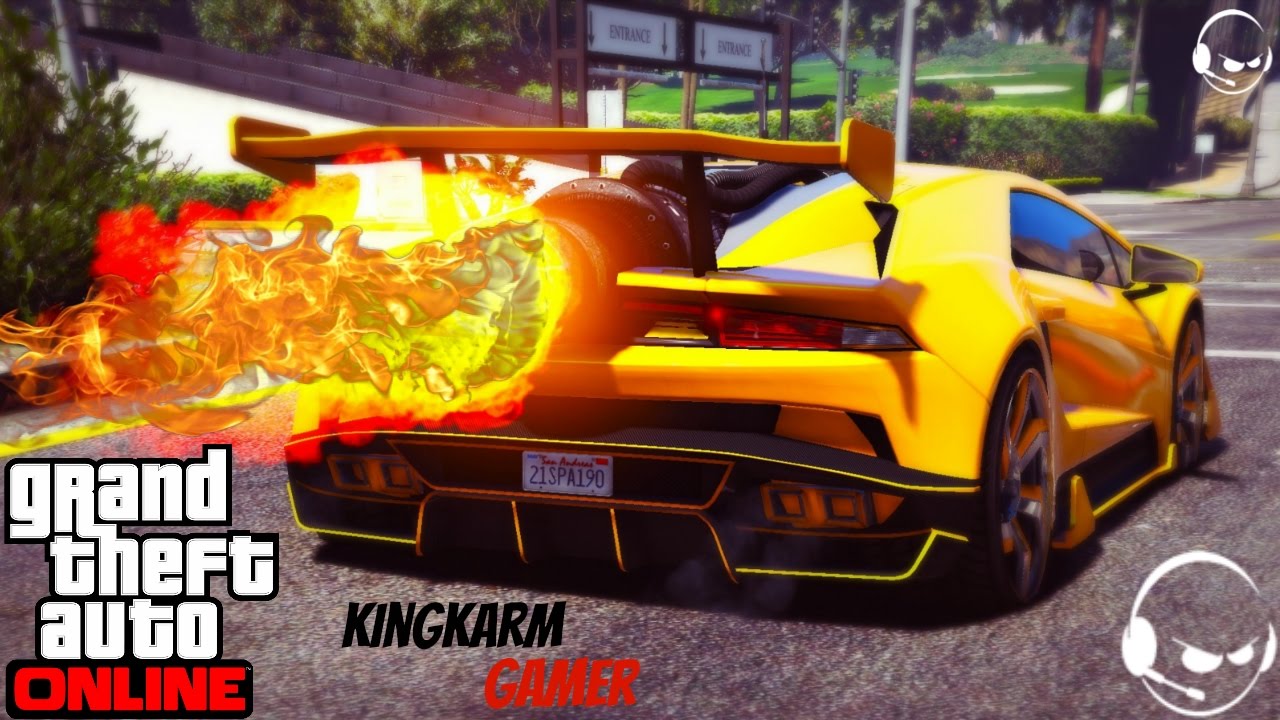 EXTREME ROCKET CAR RACE! GTA V - Online (DLC Funny Moments) - YouTube