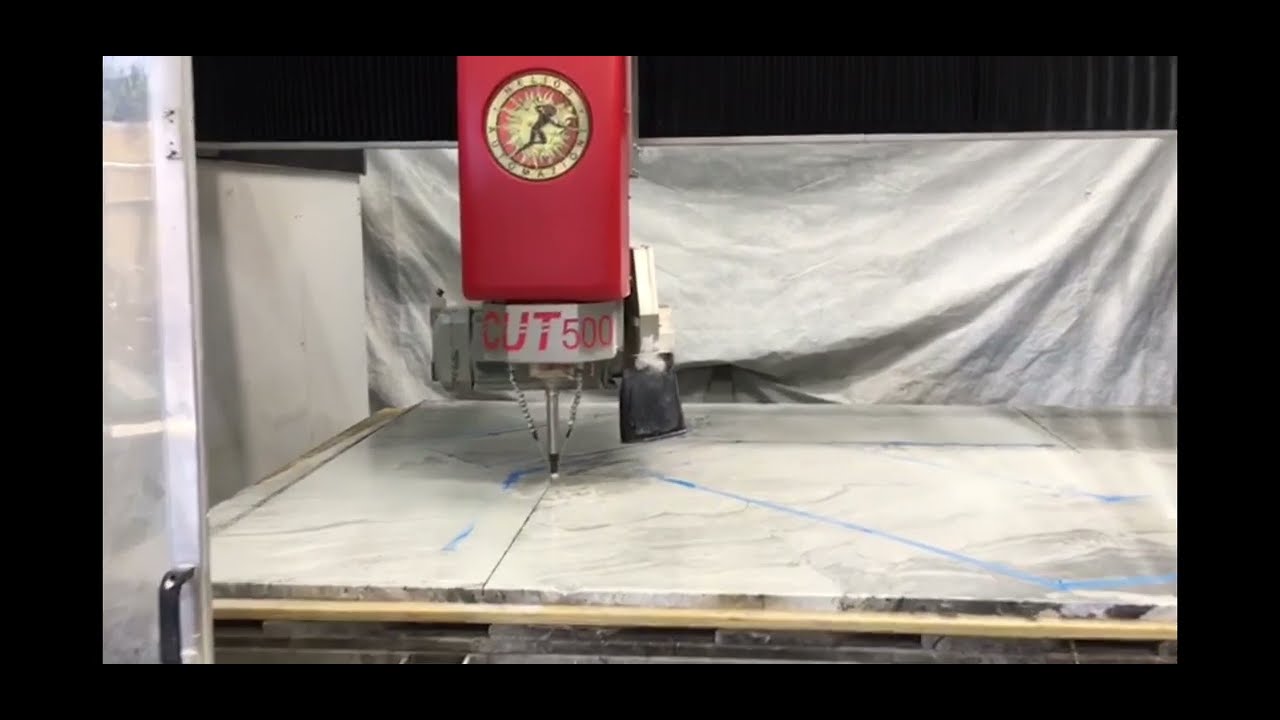 Helios CUT 500_5-axis cnc bridge saw - YouTube