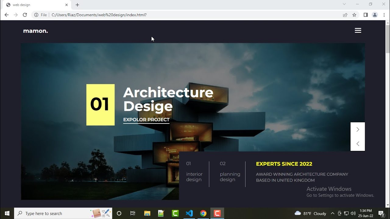 Complete Responsive Website Using Html Css And Javascript In 2022 1858