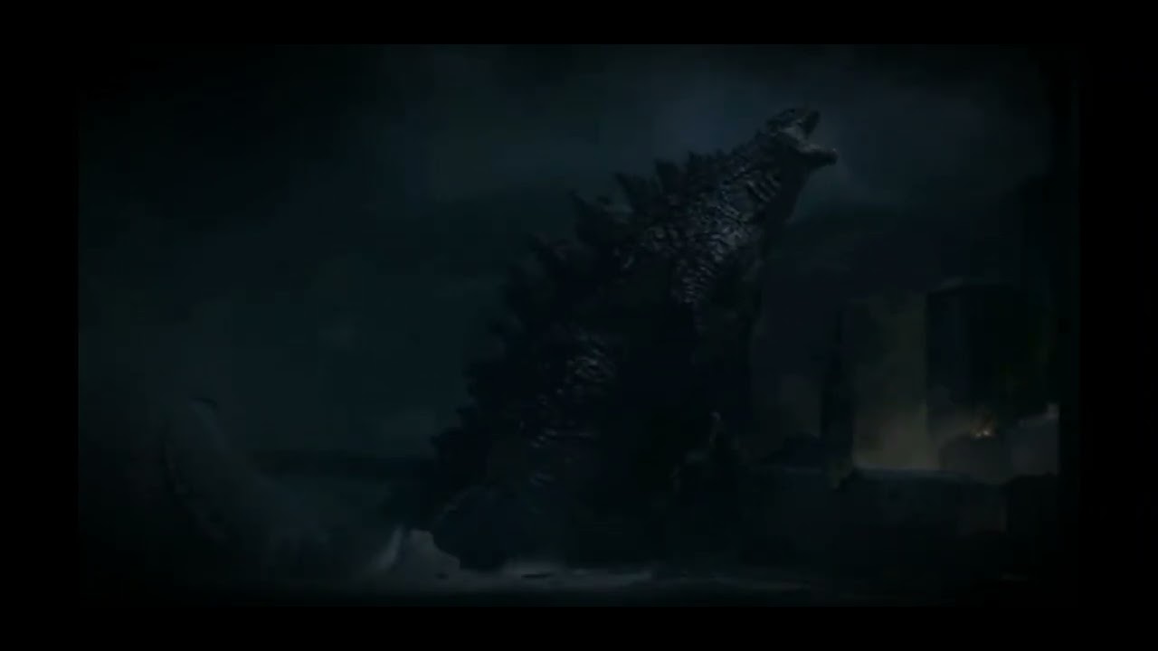 Godzilla victory roar. killed Female muto - YouTube