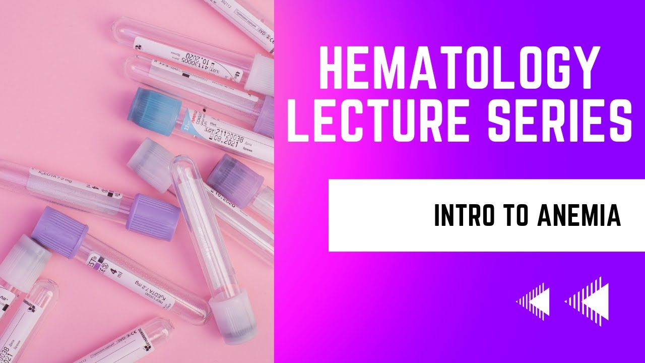 Introduction to Anemia-Hematology Lecture Series - YouTube