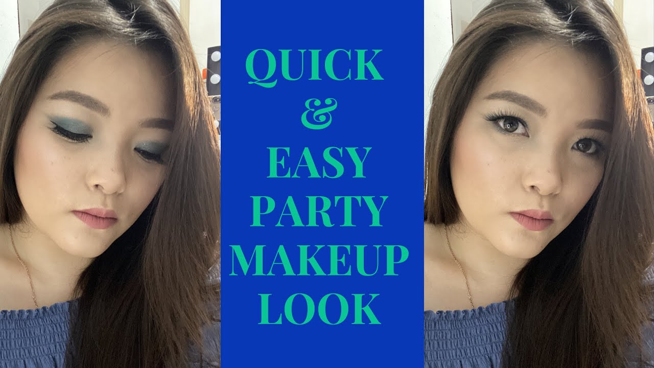 QUICK & EASY PARTY MAKEUP TUTORIAL - YouTube