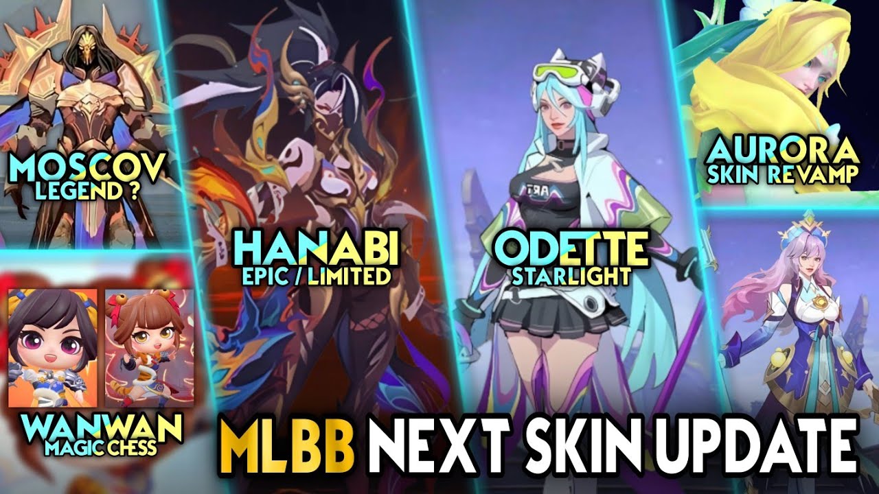 HANABI EPIC SKIN 2024 | ODETTE STARLIGHT | MOSCOV LEGEND - Mobile ...