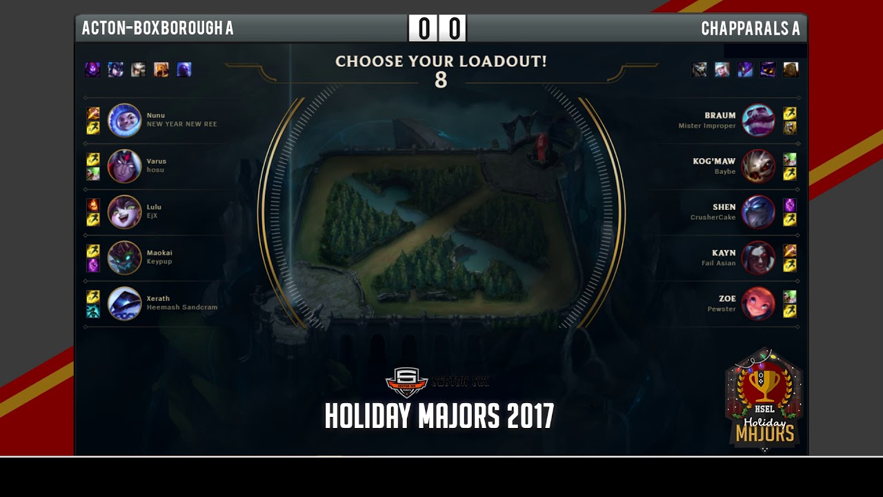 HSEL Season 1 Holiday Grand Finals League of Legends - YouTube