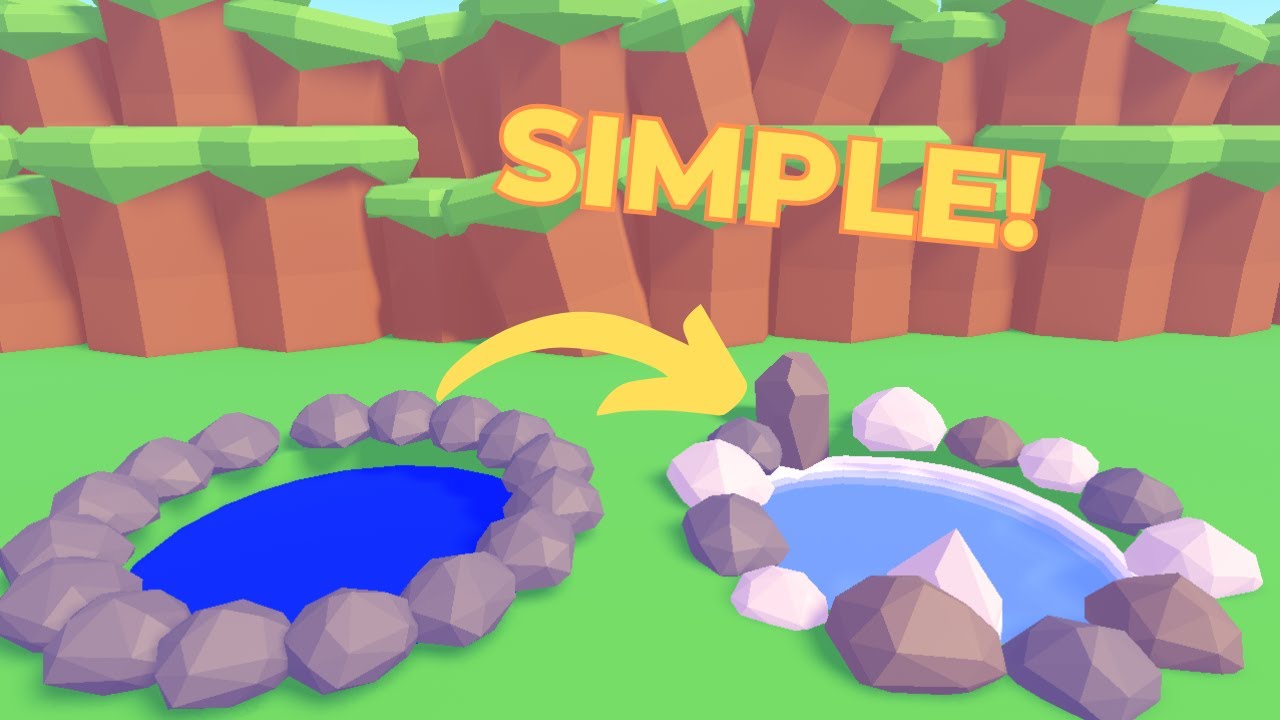 Simple Low-Poly Pond Tutorial In Roblox Studio - YouTube