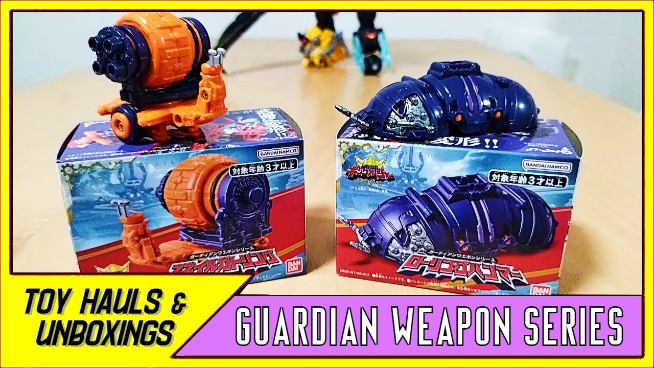 GUARDIAN WEAPON SERIES ROLLING HAMMER & SNAIL GATLING | Ohsama Sentai ...