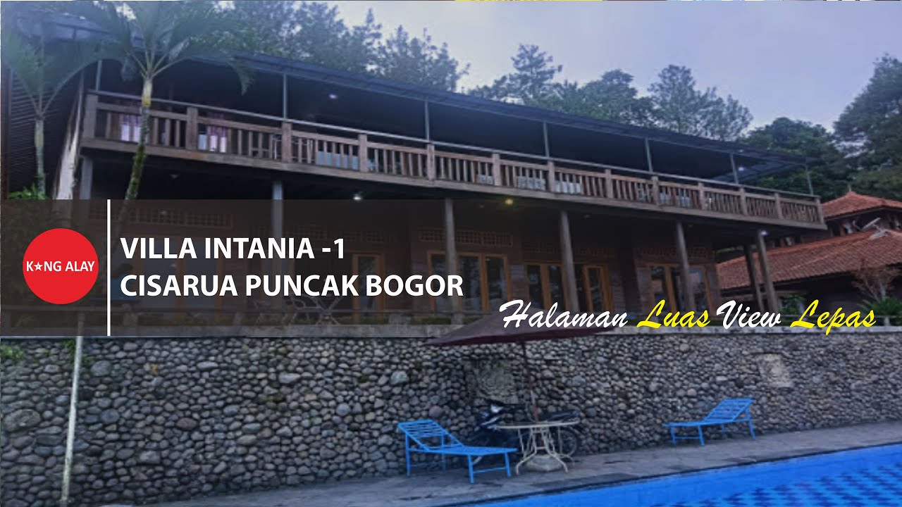 Villa Intania 1 di Cisarua Puncak Bogor Halaman Luas, Billiard, Tenis ...