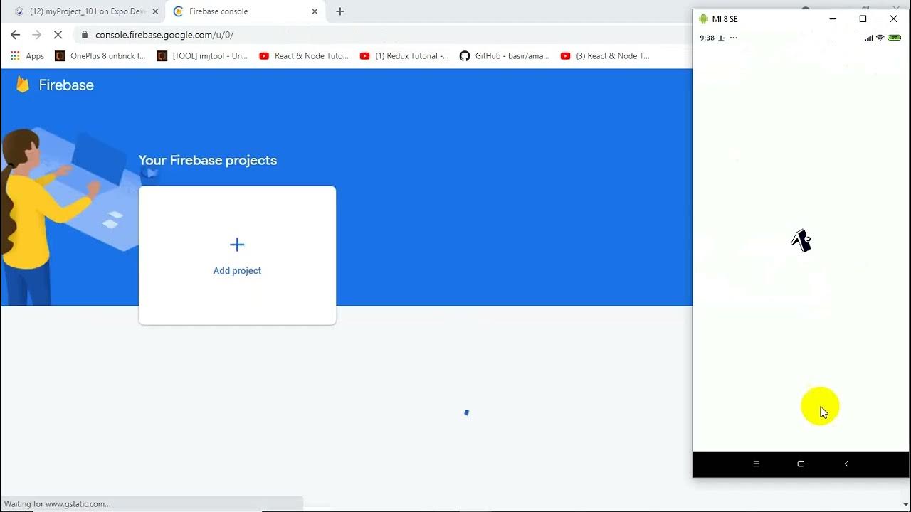 Reactnative101 Part42 101project Firebase Setup Youtube