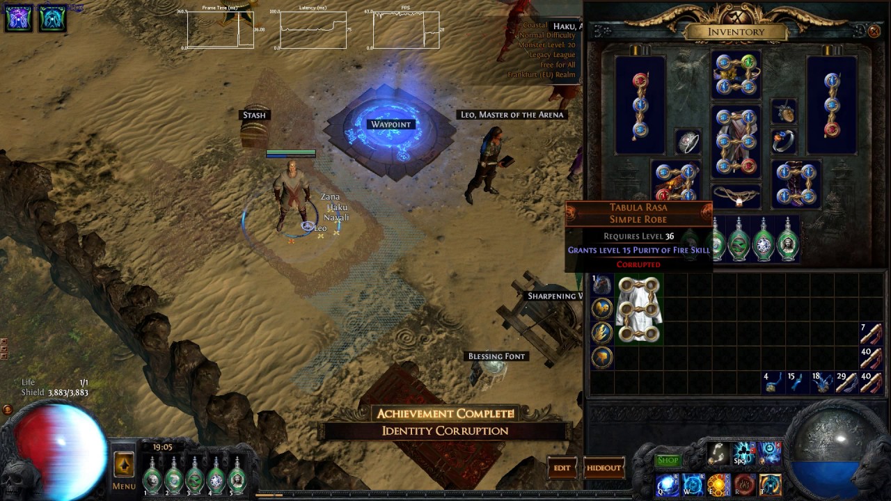 Path Of Exile Vaal tabula rasa - GogetaSuperx - YouTube