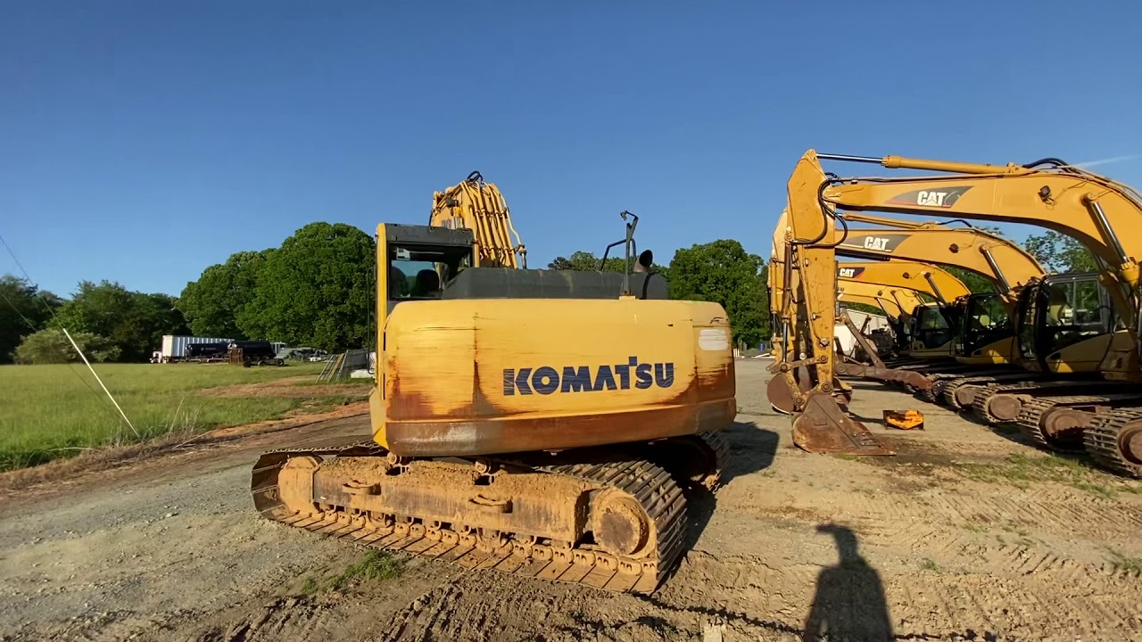 2008 KOMATSU PC200 LC-8 - YouTube