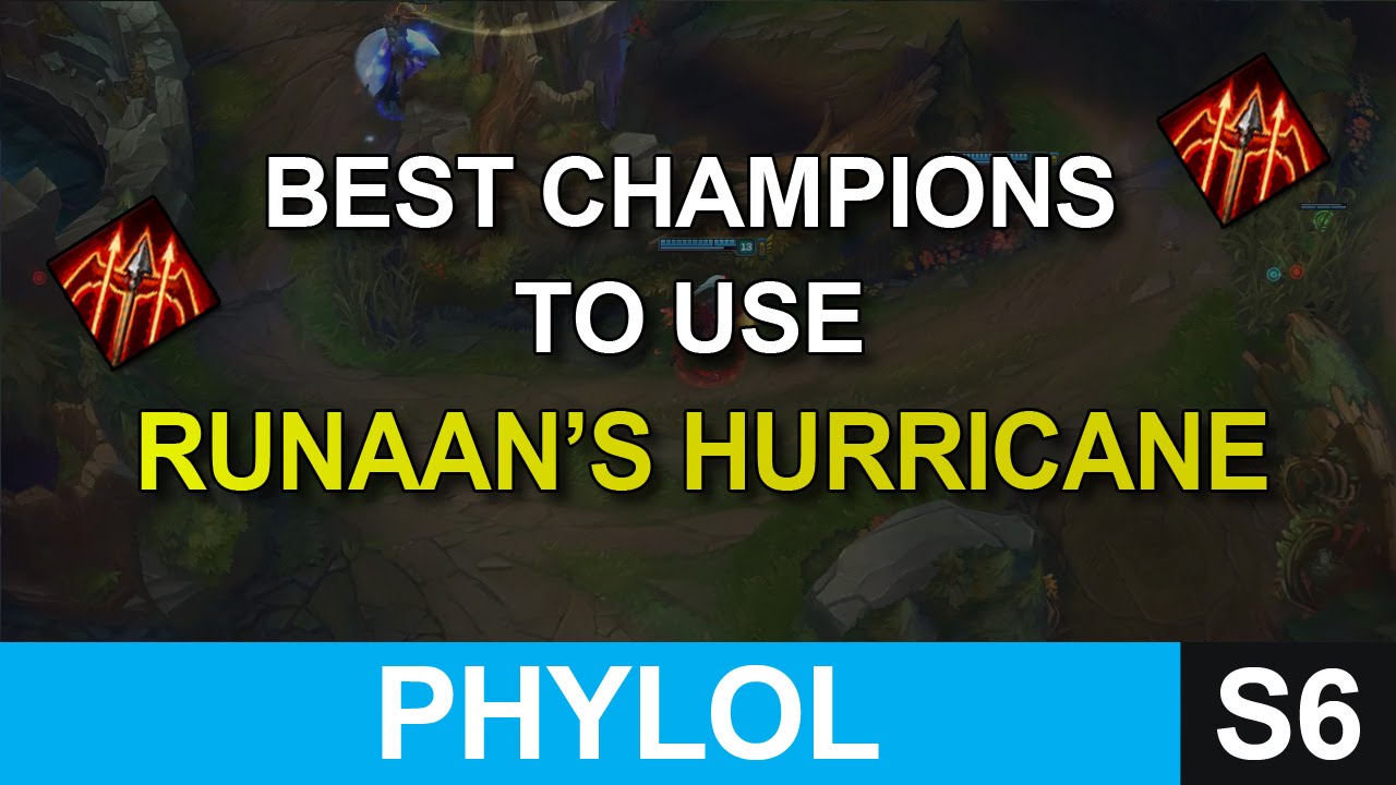 Best champions to use Runaan's Hurricane ( When & Who to buy it ...