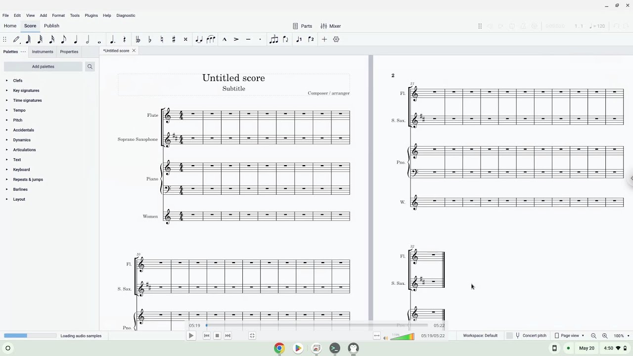 How to install MuseScore 4.3 on a Chromebook - YouTube