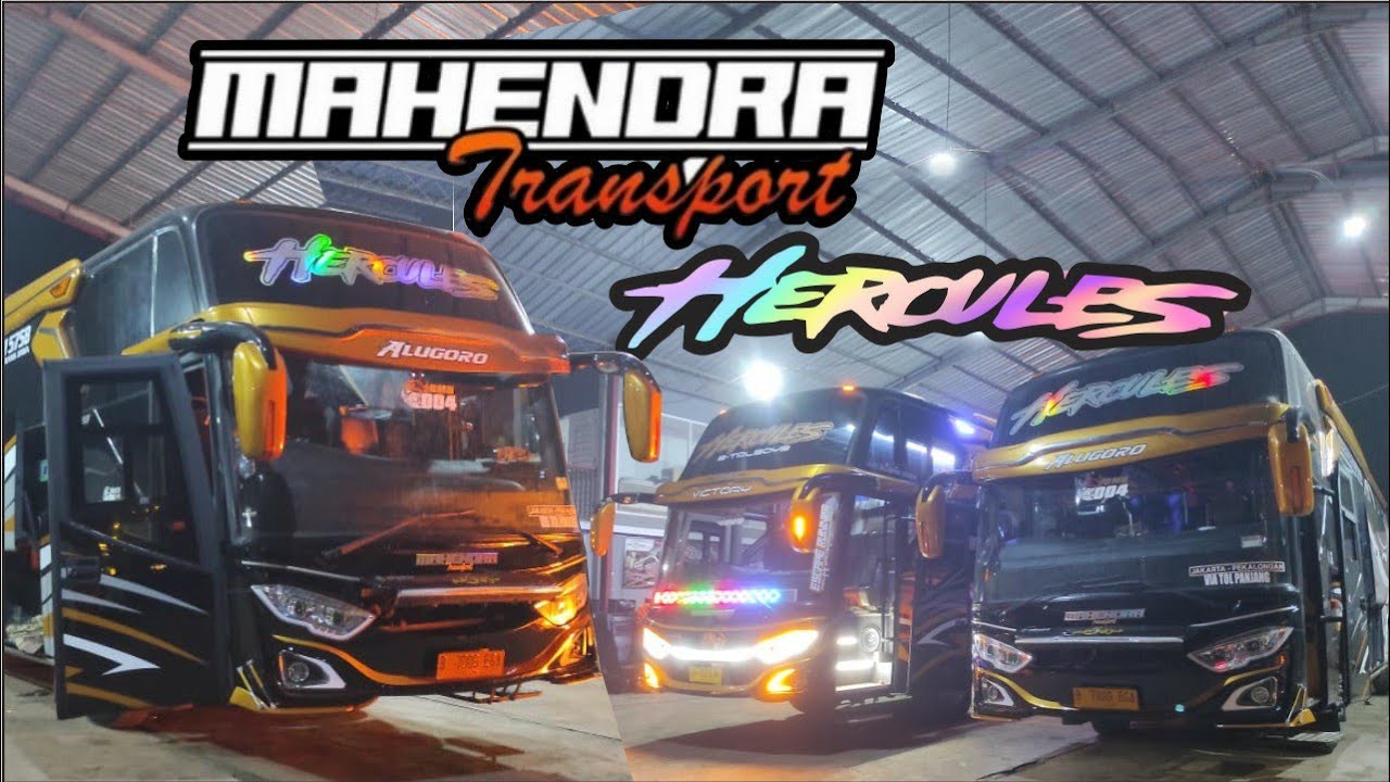 LIMITED EDITION || ARMADA MAHENDRA TRANSPORT KUMPUL DI GARASI 44 TRANS ...