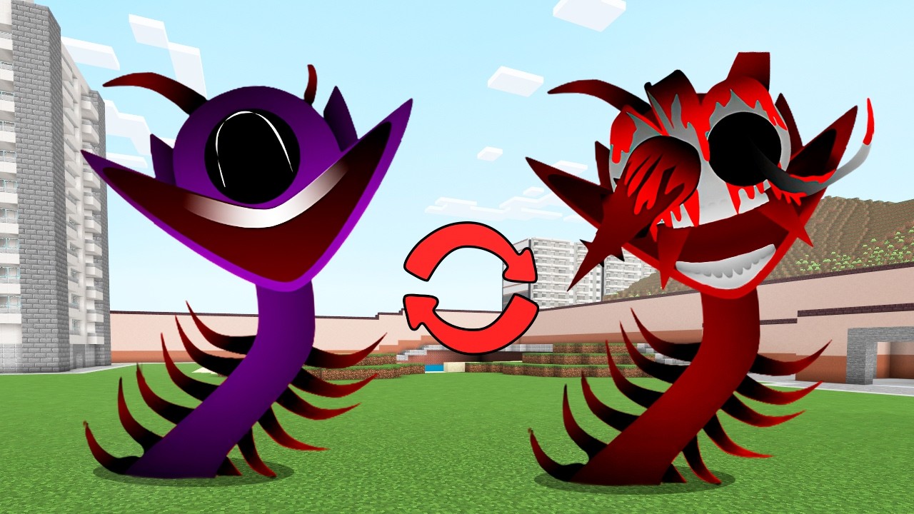 Incredibox Sprunki but DURPLE and RADDY Swapped | Minecraft PE addon ...