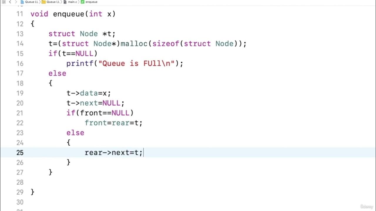 011 Let's Code Queue using Linked List - YouTube