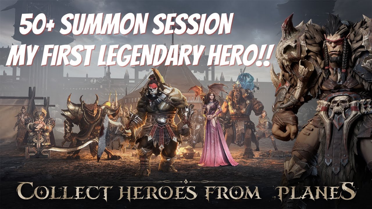 Dragonheir Silent Gods - Summoning Session! My first Legendary ! - YouTube