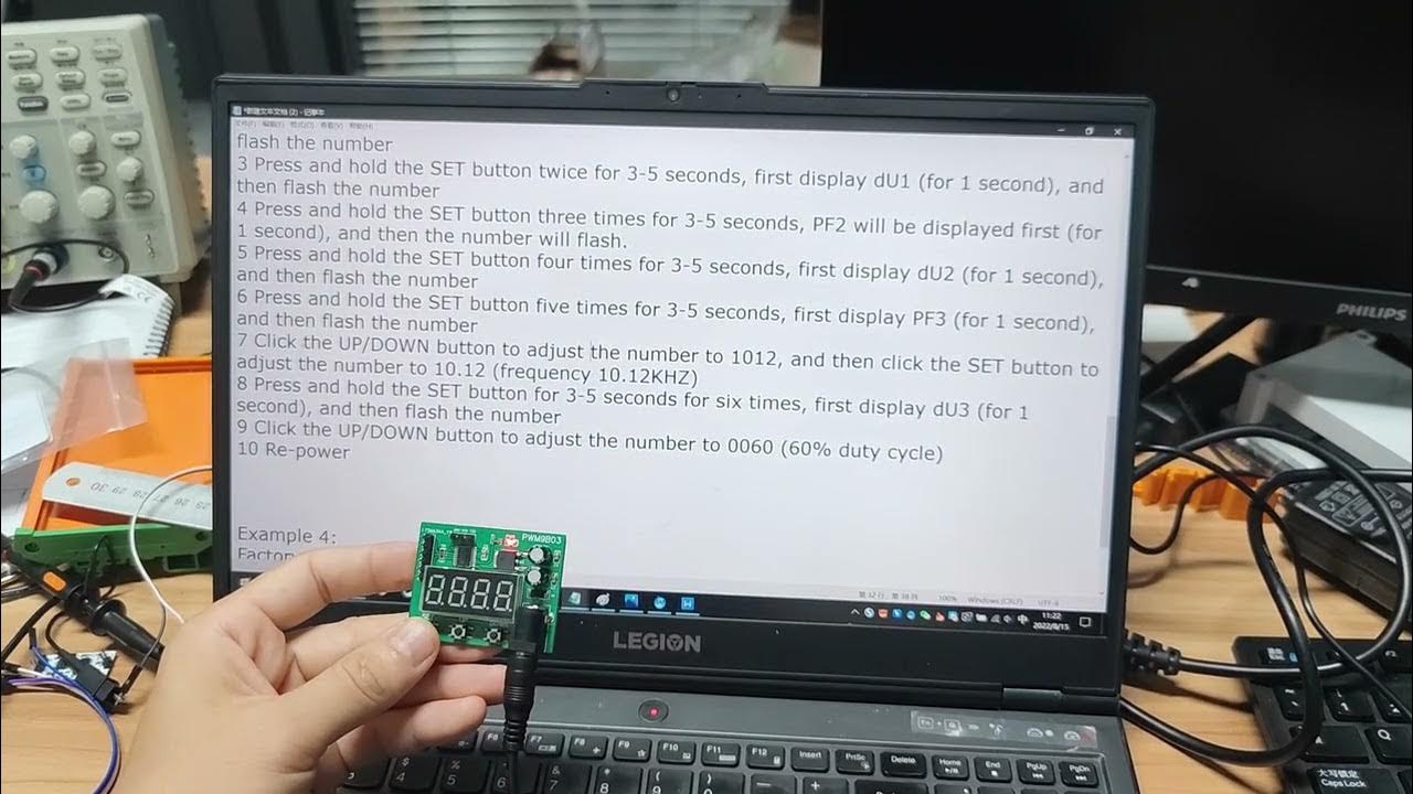 PWM9B03 3ch 20Hz-1MHZ PWM Signal Generator pwm Adjustable generator PWM ...