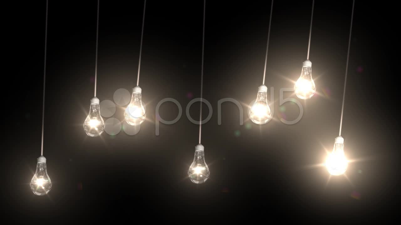 Bulbs Swinging Loop. Stock Footage - YouTube