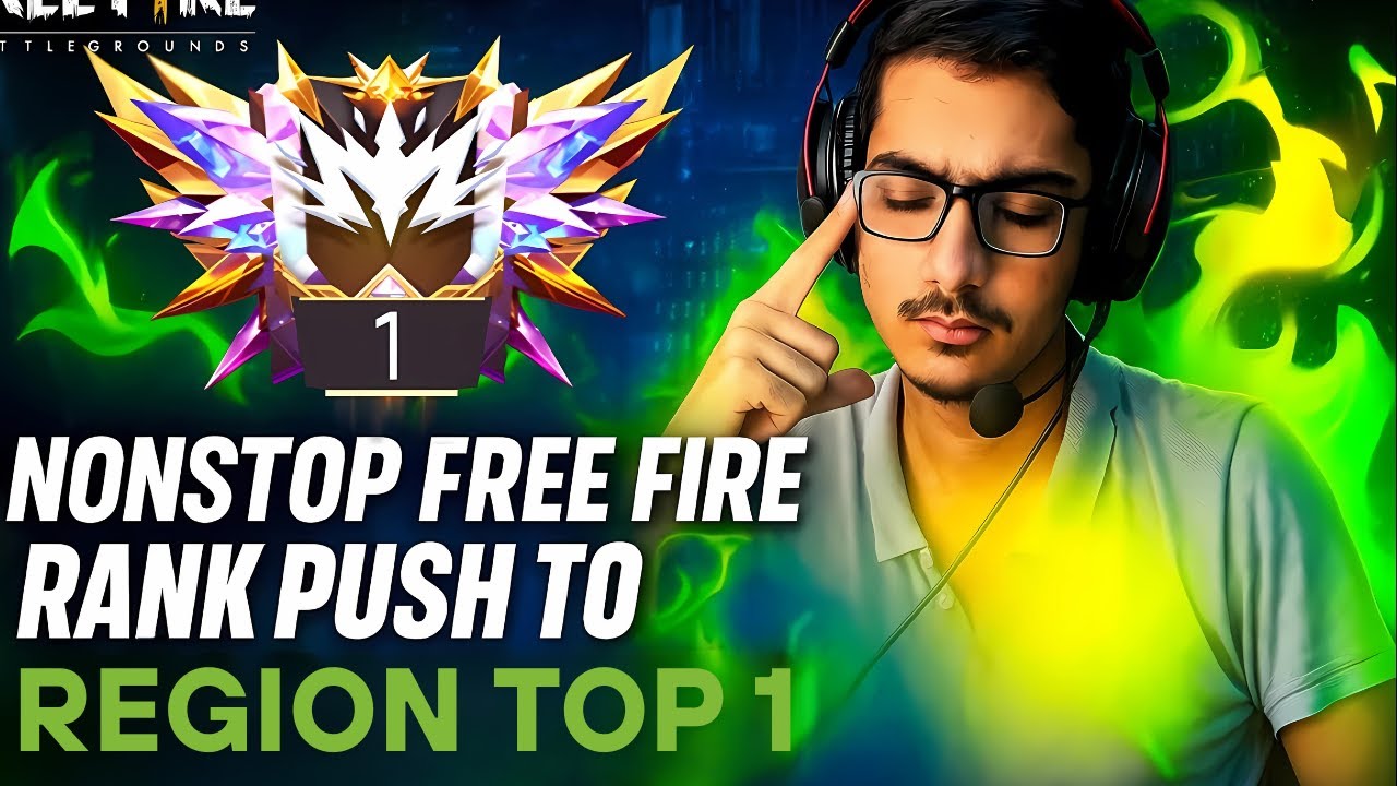 Climbing to Region #1 🏆 | Diamond Rank Nonstop Push | Free Fire Live ...