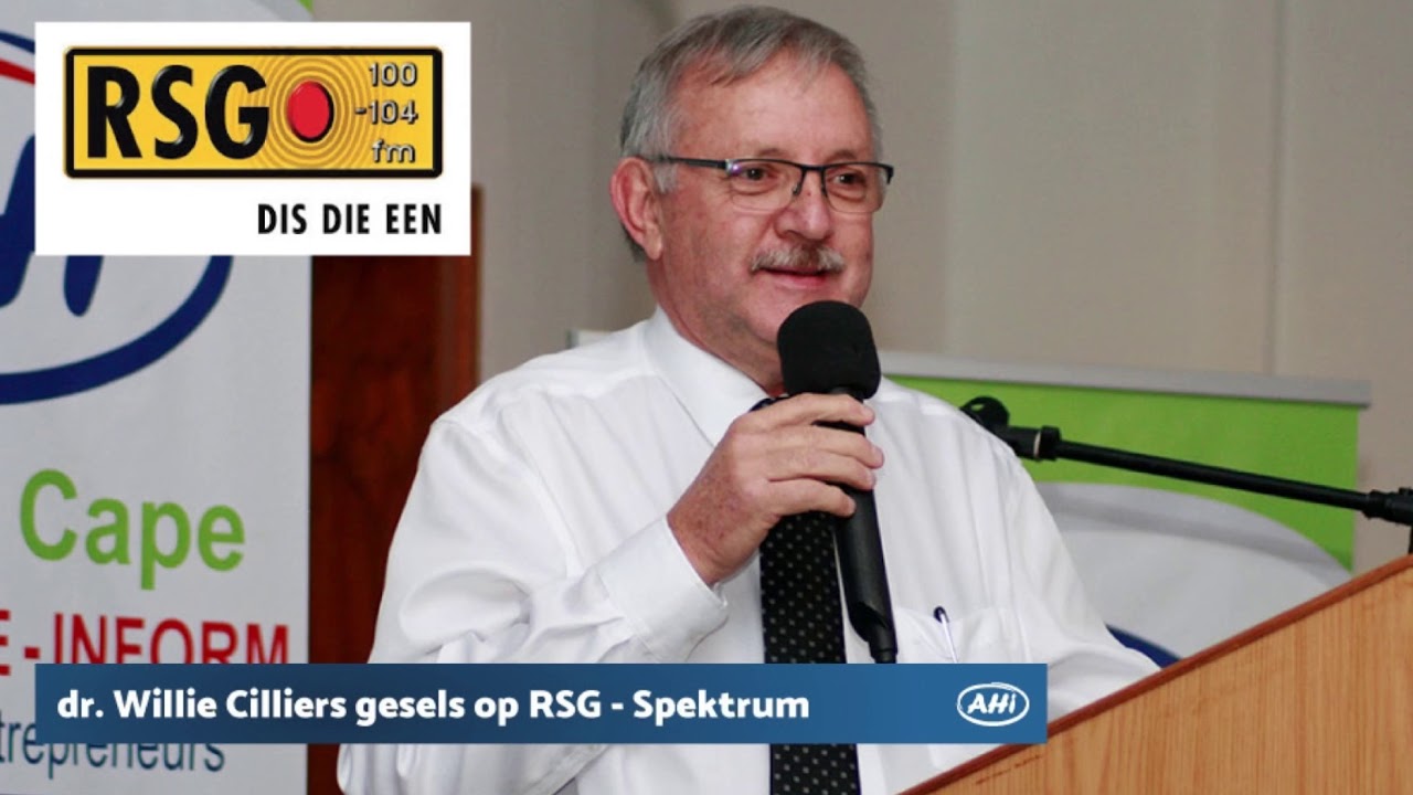 Dr. Willie Cilliers gesels op RSG-radioprogram Spektrum - YouTube