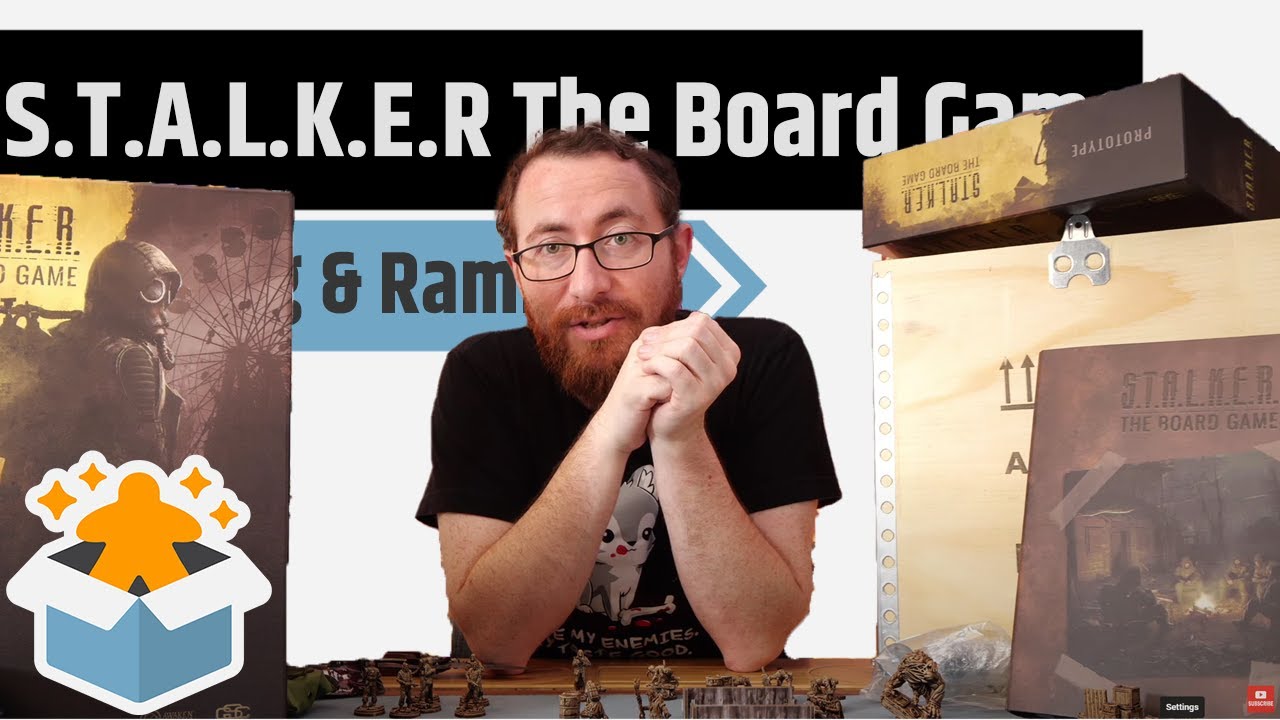 S.T.A.L.K.E.R. The Board Game - Unboxing & Rambling - YouTube